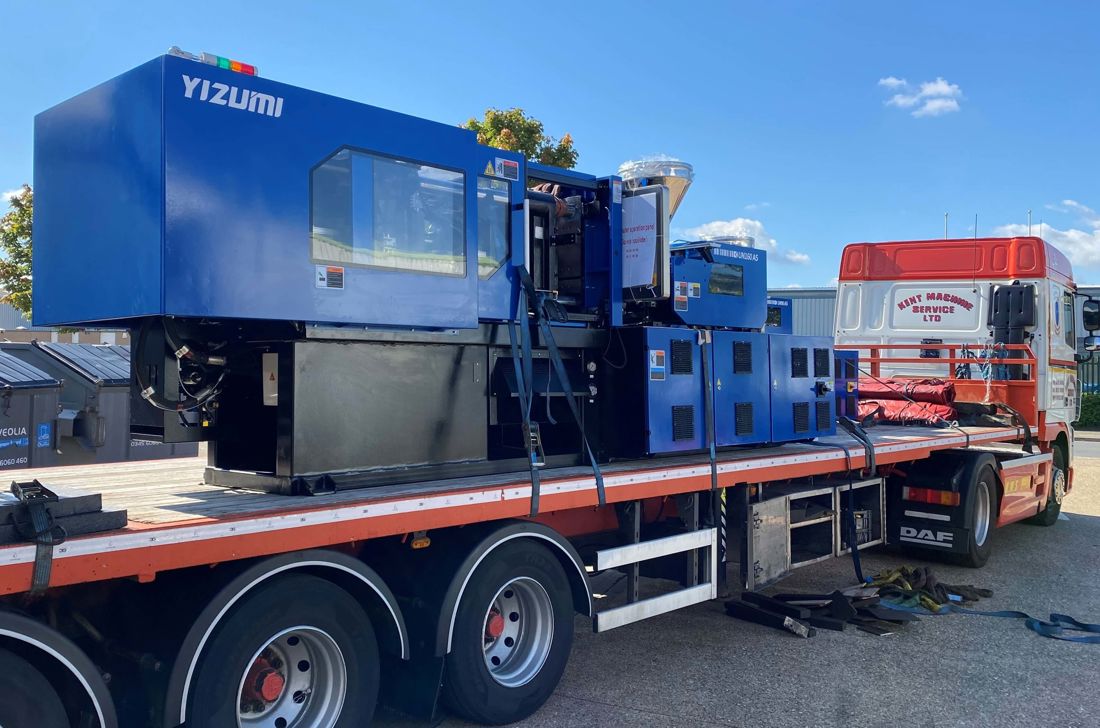 Burnetts takes delivery of three new Plastic Presses from Yizumi - Burnetts